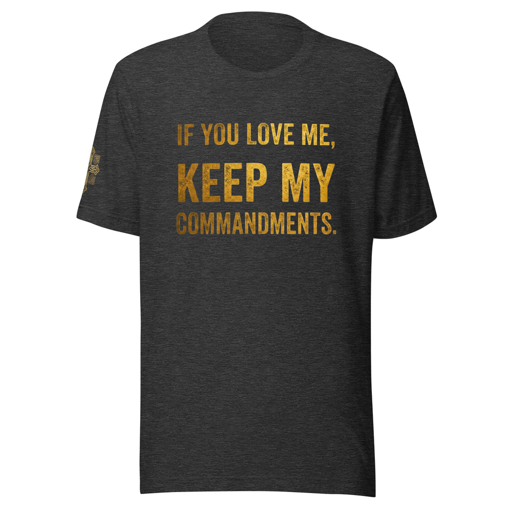 If You Love Me, Keep My Commandments Unisex t-shirt – Summer Rainbows