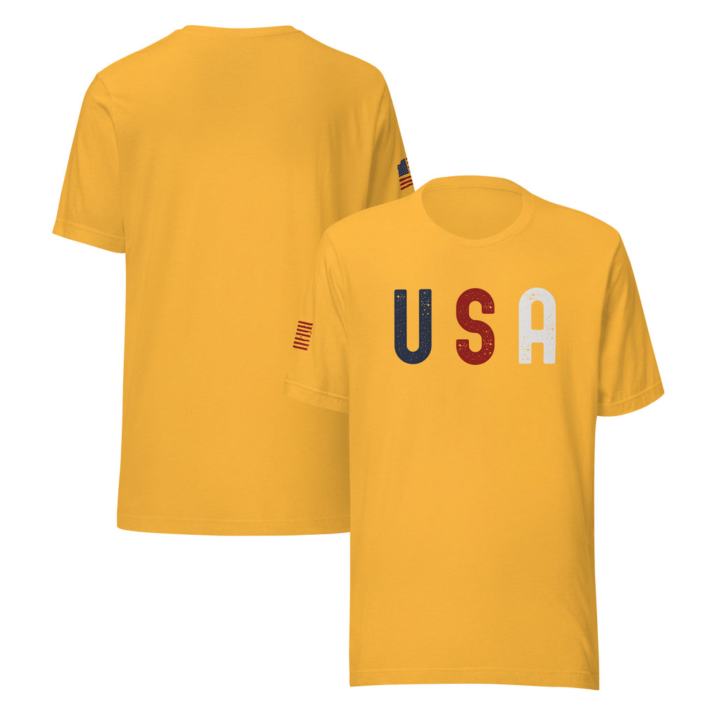 USA Unisex t-shirt – Summer Rainbows